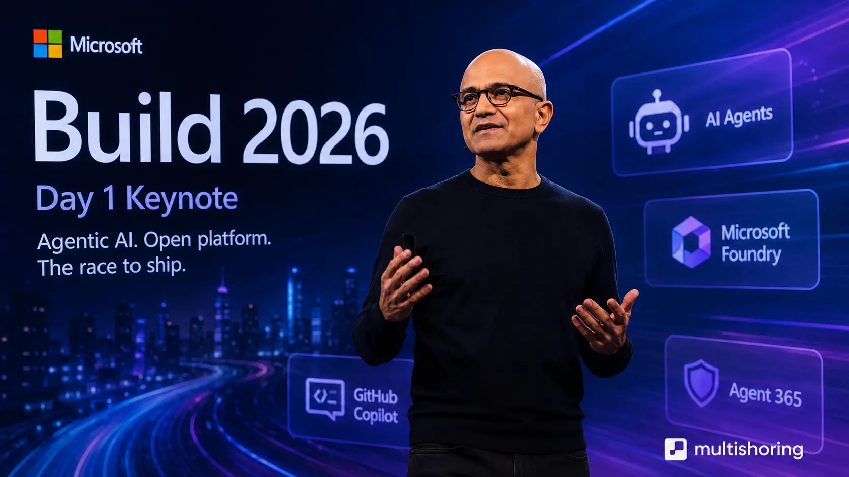 Microsoft Build 2026 Day 1: Satya’s Keynote, Agentic AI, and the Race ...